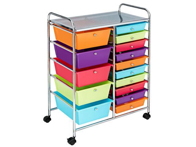 Click here for SlickBlue 15-Drawer Utility Rolling Organizer Cart... prices