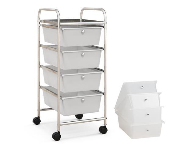 Click here for SlickBlue 4-Drawer Cart Storage Bin Organizer Roll... prices