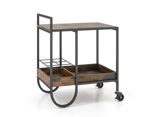 Click here for SlickBlue Rolling Buffet Serving Cart with Removab... prices