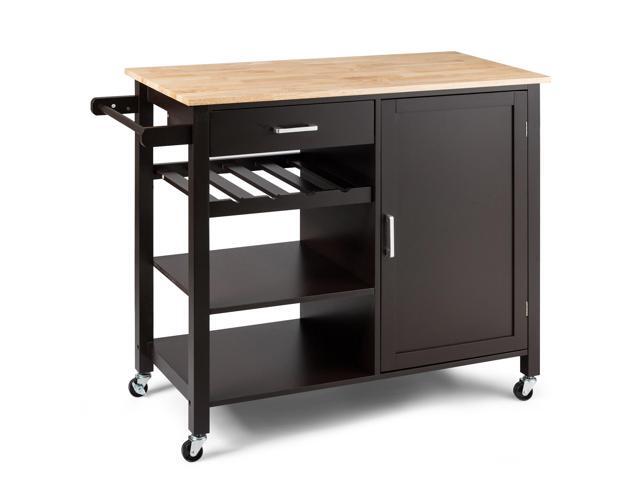 Click here for SlickBlue Kitchen Island Cart Rolling Serving Cart... prices