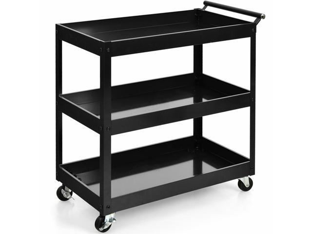 Click here for SlickBlue 3-Tier Utility Cart Metal Mental Storage... prices