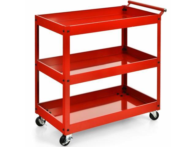 Click here for SlickBlue 3-Tier Utility Cart Metal Mental Storage... prices