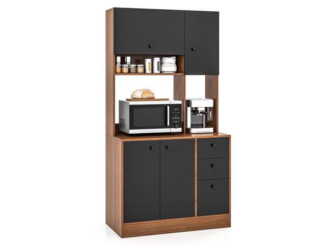 Click here for SlickBlue 71 Inch Kitchen Pantry with 3 Storage Ca... prices