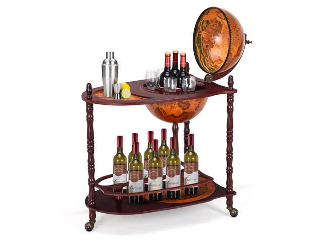 Click here for SlickBlue Vintage Globe Rolling Wine Bar Cart with... prices