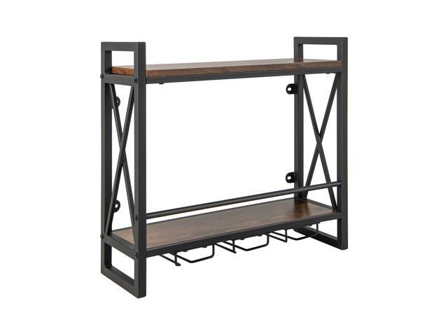 Click here for SlickBlue Industrial Wall Mounted Wine Rack with 3... prices