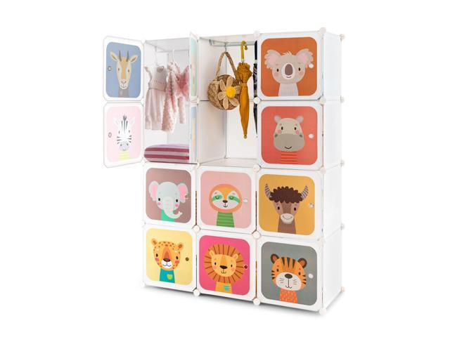 Click here for SlickBlue 12 Cube Kids Wardrobe Closet with Hangin... prices
