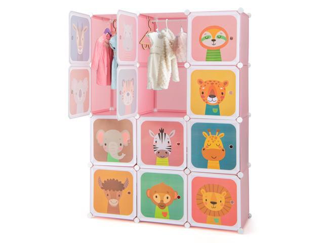 Click here for SlickBlue 12 Cube Kids Wardrobe Closet with Hangin... prices