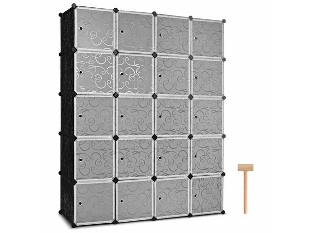 Click here for SlickBlue 20-Cube DIY Plastic Cube Storage Organiz... prices