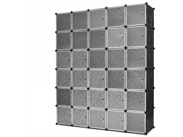 Click here for SlickBlue DIY 30 Cube Portable Closet Clothes Ward... prices