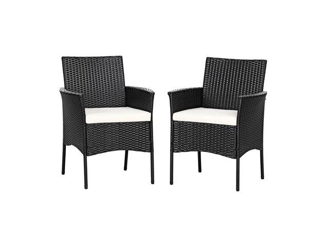 Click here for SlickBlue 2 Pieces Patio Wicker Chairs with Cozy S... prices