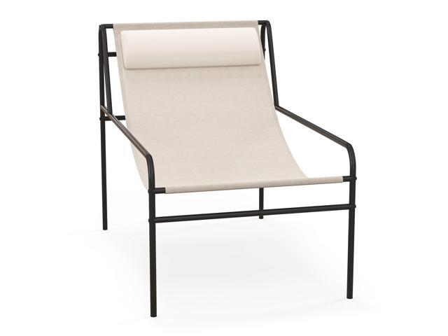 Click here for SlickBlue Patio Sling Lounge Chair with Removable... prices