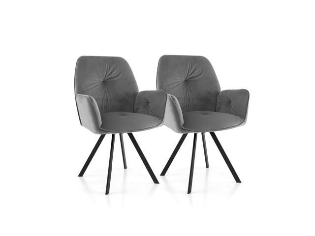 Click here for SlickBlue Set of 2 Swivel Accent Arm Chairs with M... prices