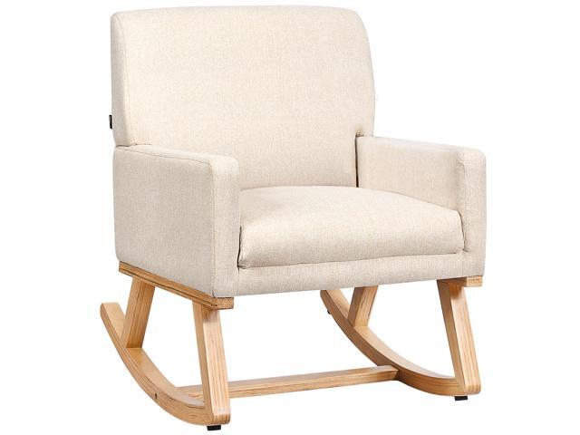 Click here for SlickBlue Upholstered Rocking Chair with and Solid... prices