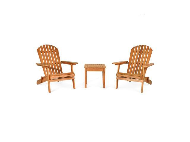 Click here for SlickBlue 3 Pieces Adirondack Chair Set with Widen... prices