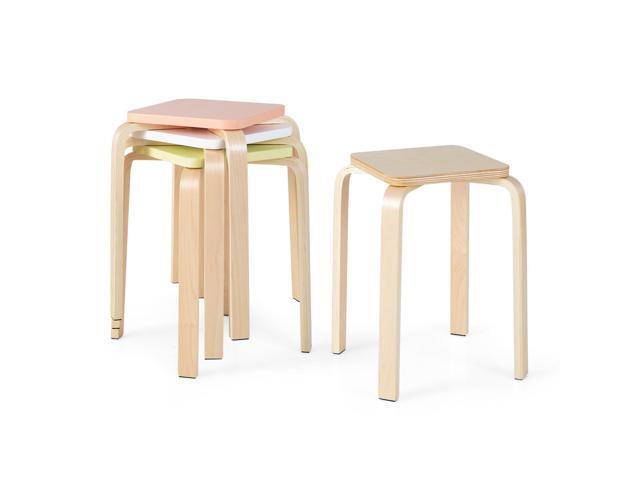 Click here for SlickBlue Stackable Stools Set of 4 with Square To... prices