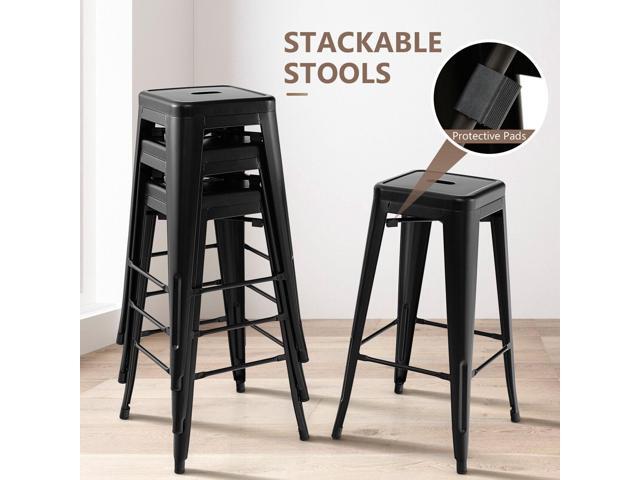 Click here for SlickBlue 30 Inch Bar Stools Set of 4 with Square... prices