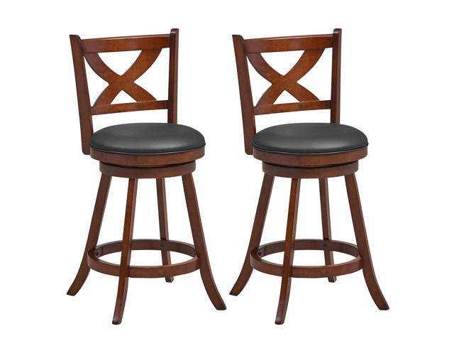 Click here for SlickBlue 2 Pieces Classic Counter Height Swivel B... prices