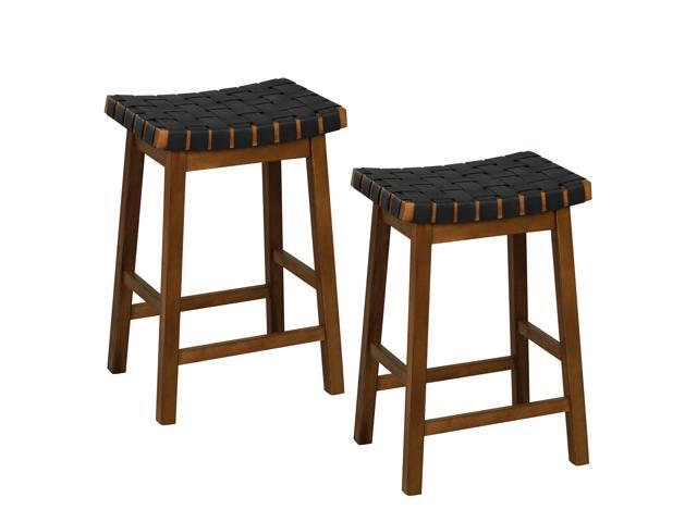Click here for SlickBlue Faux PU Leather Bar Height Stools Set of... prices