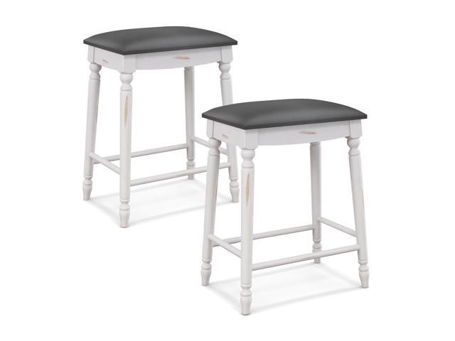 Click here for SlickBlue Bar Stool Set of 2 with Padded Seat Cush... prices