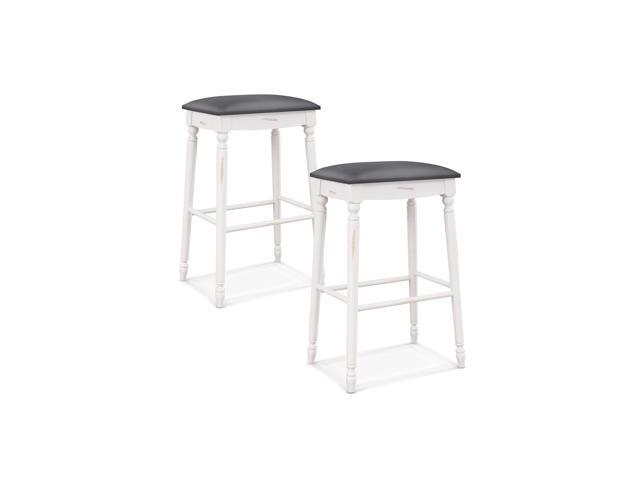Click here for SlickBlue Bar Stool Set of 2 with Padded Seat Cush... prices