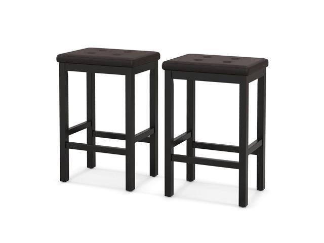 Click here for SlickBlue 24 Bar Stools with Padded Seat Footrest... prices