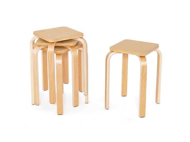 Click here for SlickBlue Stackable Stools Set of 4 with Square To... prices