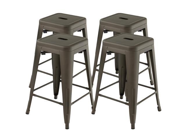 Click here for SlickBlue 24 Inch Set of 4 Tolix Style Counter Hei... prices