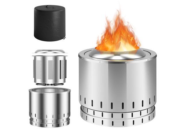 Click here for SlickBlue Smokeless Stainless Steel Fire Pit with... prices