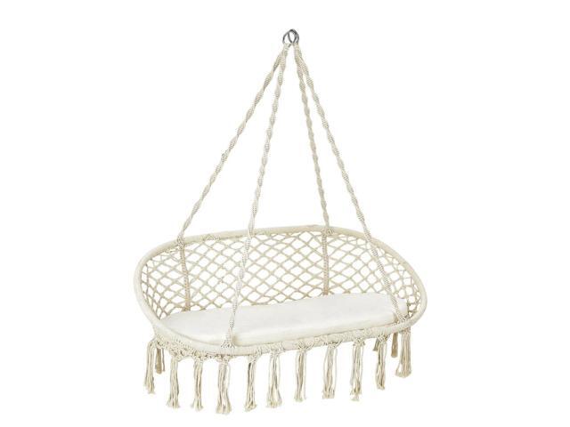 Click here for SlickBlue 2 Person Hanging Hammock Chair with Cush... prices