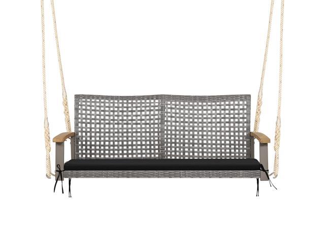 Click here for SlickBlue 2-Person Patio Wicker Hanging Swing Chai... prices