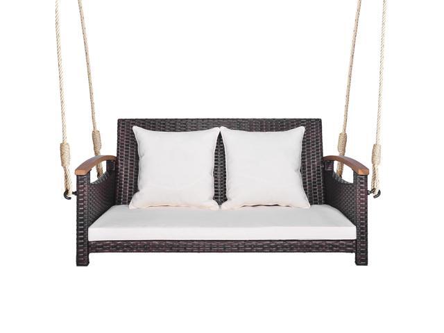 Click here for SlickBlue 2-Person Patio Rattan Porch Swing prices