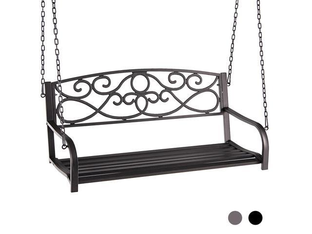 Click here for SlickBlue Outdoor 2-Person Metal Porch Swing Chair... prices