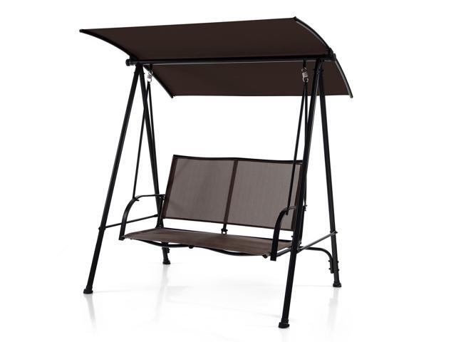 Click here for SlickBlue 2-Seat Outdoor Canopy Swing with Comfort... prices