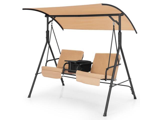 Click here for SlickBlue Porch Swing Chair with Adjustable Canopy prices