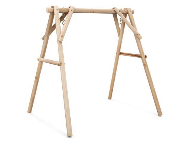 Click here for SlickBlue Heavy Duty Wooden Swing Frame with Reinf... prices