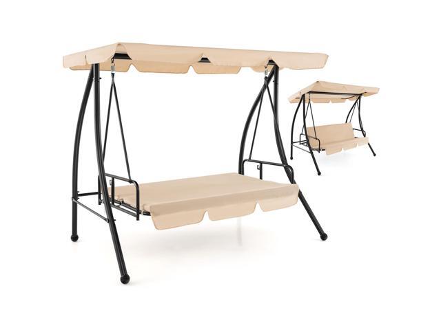 Click here for SlickBlue 2-Seat Outdoor Convertible Swing Chair w... prices