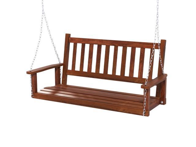 Click here for SlickBlue 2-Person Wooden Outdoor Porch Swing with... prices