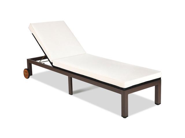 Click here for SlickBlue Back Adjustable Cushioned Patio Rattan L... prices