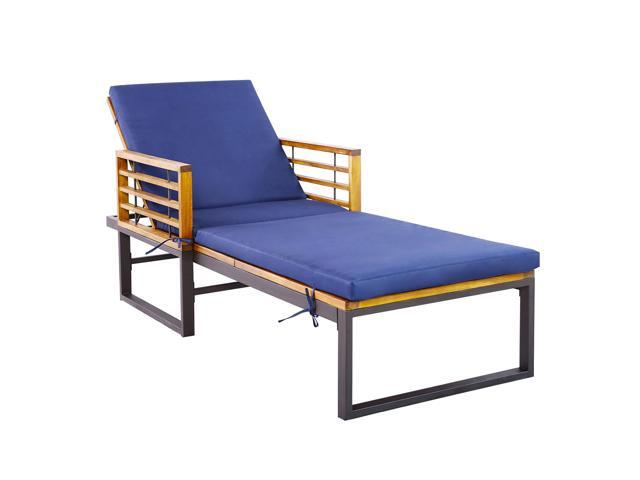 Click here for SlickBlue Adjustable Cushioned Patio Chaise Lounge... prices