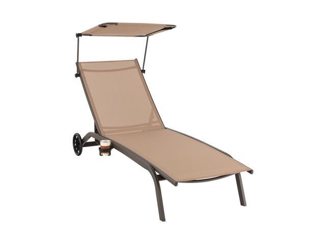 Click here for SlickBlue Patio Heavy-Duty Adjustable Chaise Loung... prices