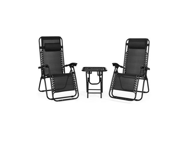 Click here for SlickBlue 3 Pieces Folding Portable Zero Gravity R... prices