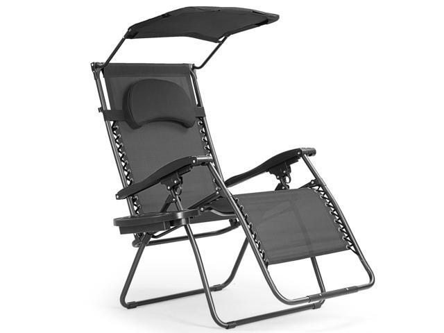 Click here for SlickBlue Folding Recliner Lounge Chair with Shade... prices