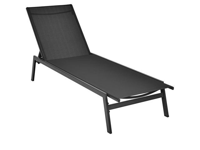Click here for SlickBlue Outdoor Reclining Chaise Lounge Chair wi... prices