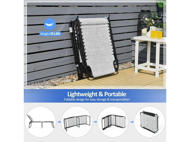 Click here for SlickBlue Foldable Recline Lounge Chair with Adjus... prices