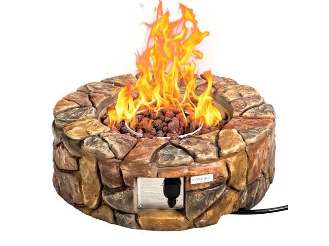 Click here for SlickBlue 28 Inch Propane Gas Fire Pit Outdoor 40... prices