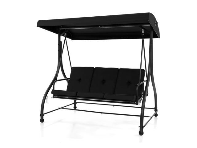 Click here for SlickBlue 3 Seat Outdoor Porch Swing with Adjustab... prices