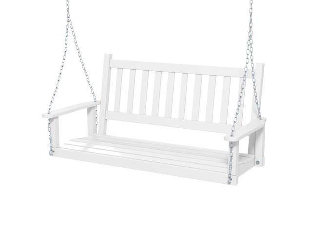 Click here for SlickBlue 2-Person Wooden Outdoor Porch Swing with... prices