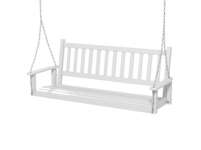 Click here for SlickBlue 3-Person Wooden Outdoor Porch Swing with... prices