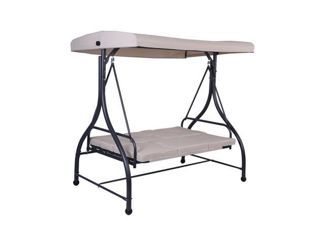 Click here for SlickBlue 3 Seats Converting Outdoor Swing Canopy... prices