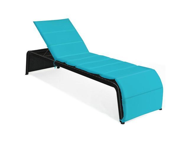 Click here for SlickBlue Patio Rattan Lounge Chair Back Adjustabl... prices